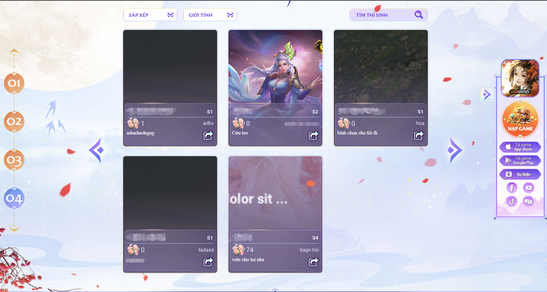 Thiên Nhai Minh Nguyệt Đao VNG - Phiêu Lưu Hoàn Mỹ, Tự Do Vô Song:Cuộc Thi Tuyệt Sắc Thiên Nhai